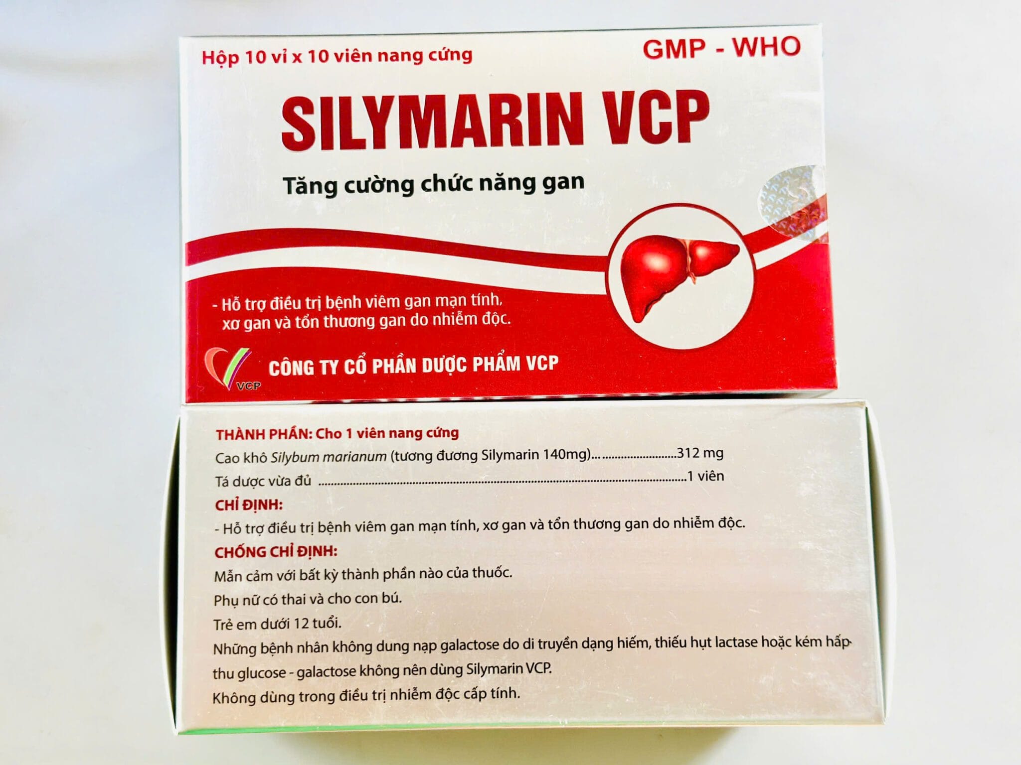 Thuốc Silymarin VCP 140mg điều trị bênh gan - Thuốc Tốt Giá Sỉ