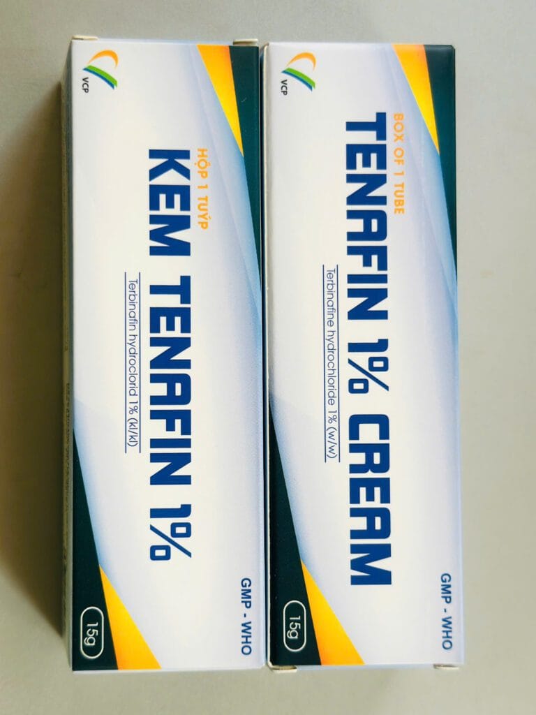 Kem bôi nấm Tenafin 1% VCP tuýp 15g điều trị nấm da, nấm bẹn, nấm bàn ...