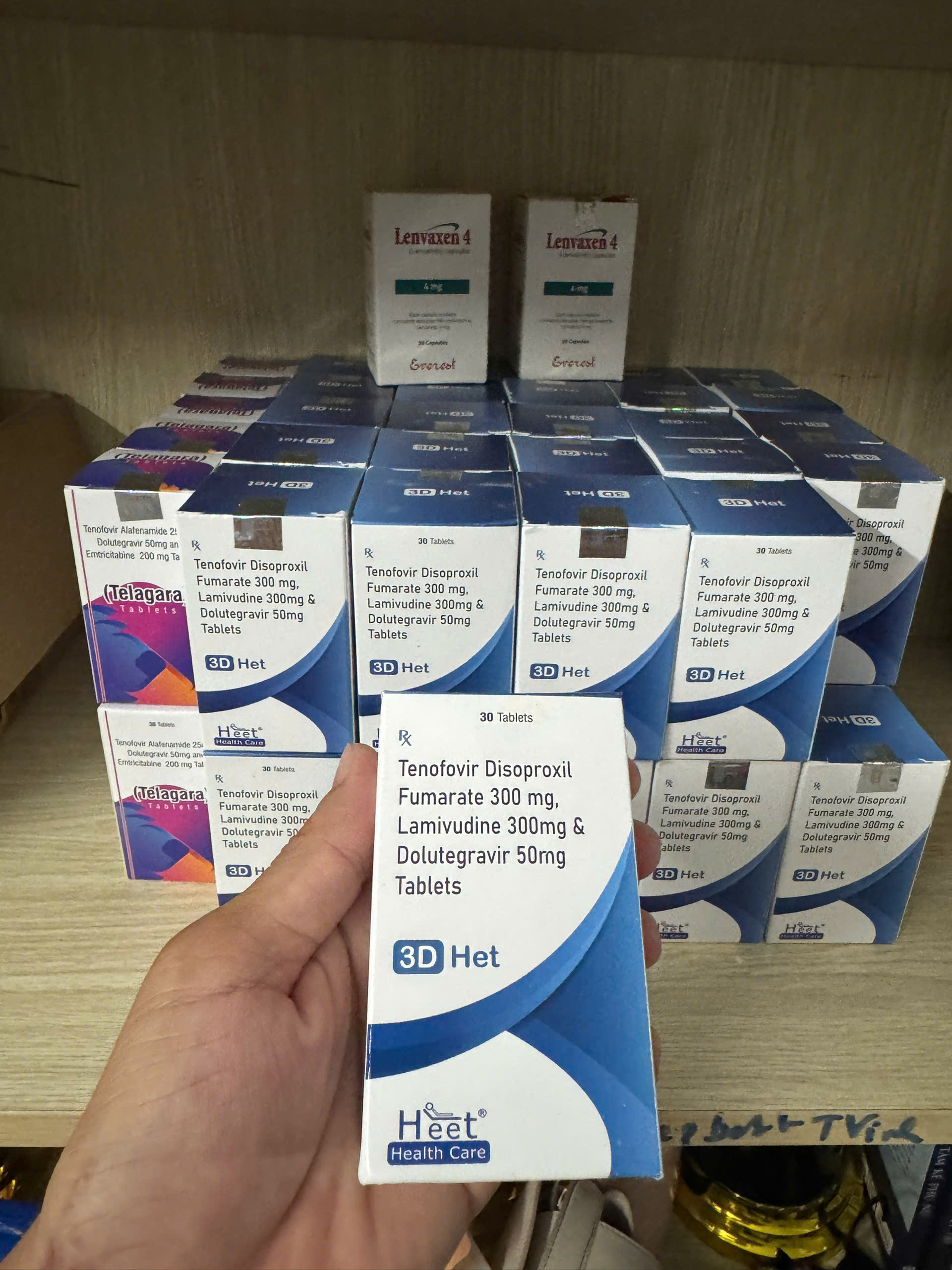 Thuốc 3D Het ARV điều trị nhiễm HIV/AIDS - Thuốc Tốt Giá Sỉ